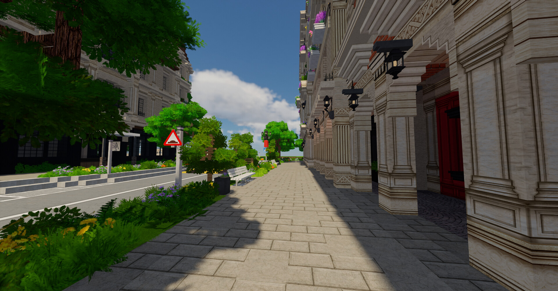 Neo Parisian Street Minecraft Map