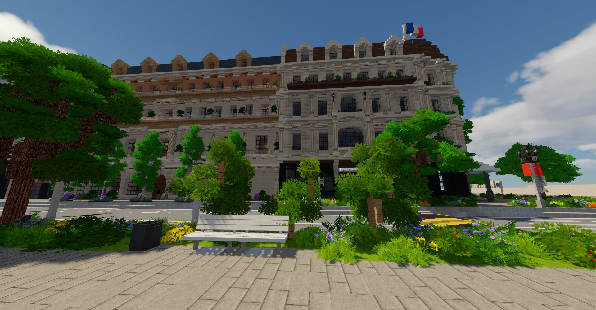 Neo Parisian Street Minecraft Map