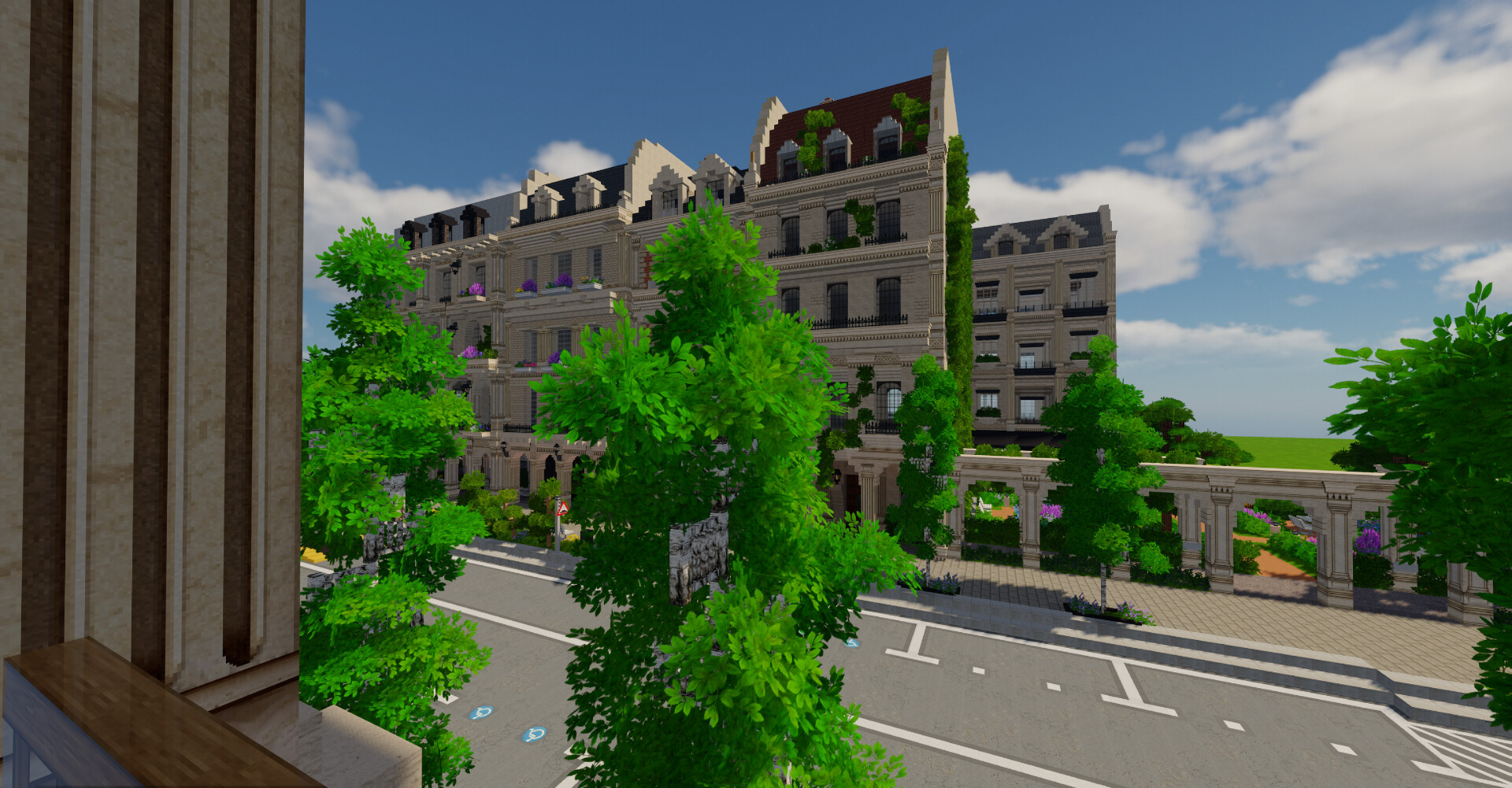 Neo Parisian Street Minecraft Map