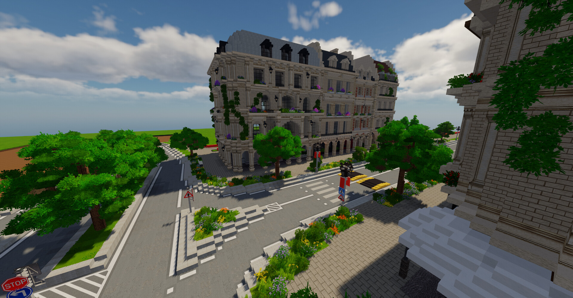 Neo Parisian Street Minecraft Map
