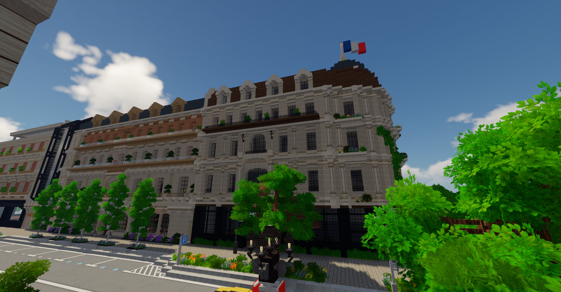 Neo Parisian Street Minecraft Map