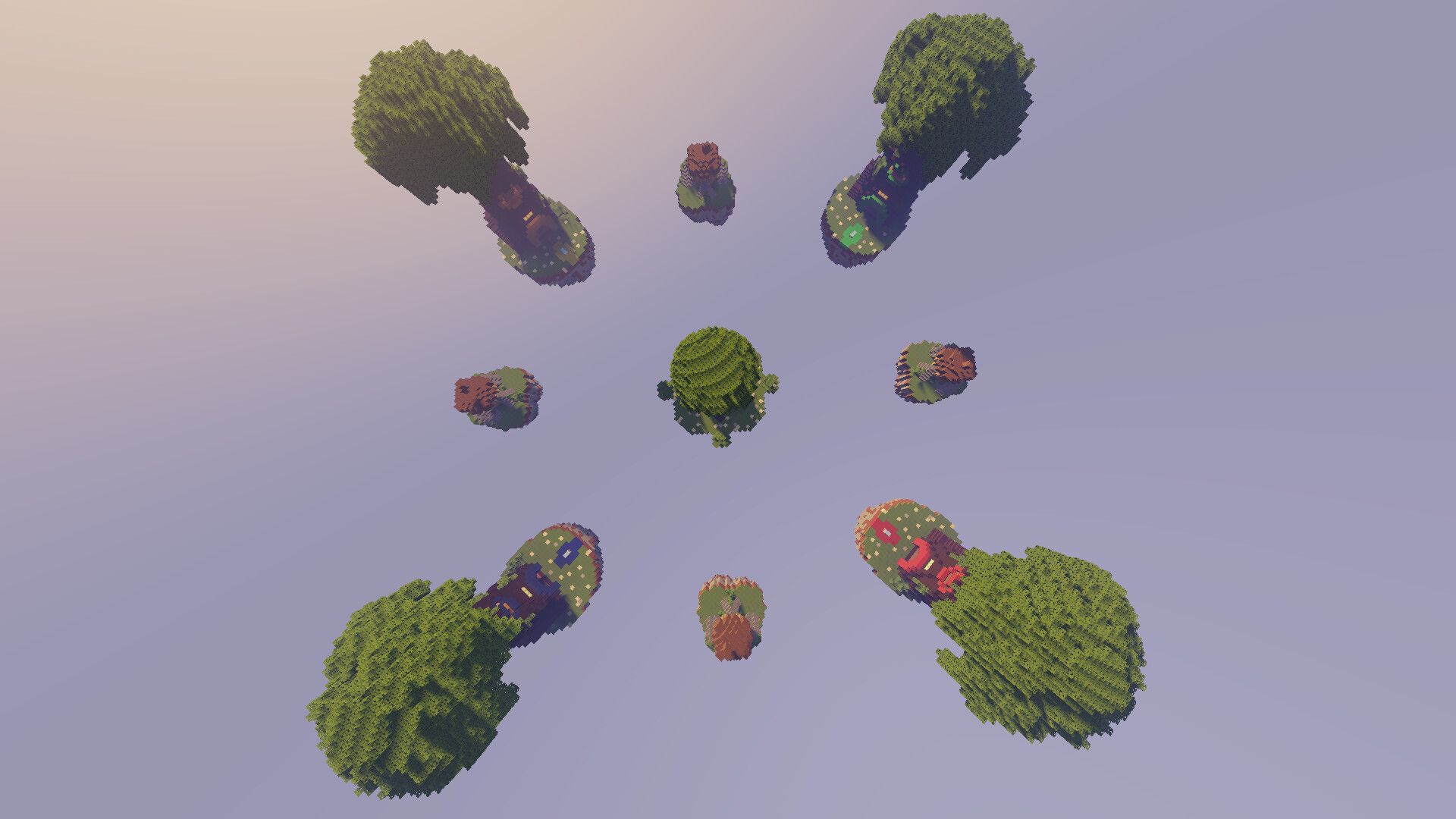 Bedwars map Squirrels Minecraft Map