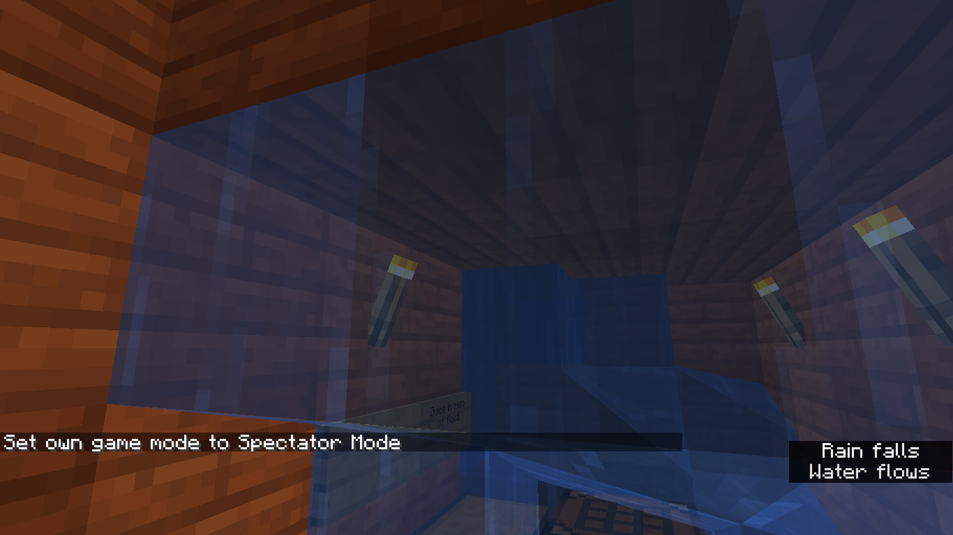 Flood escape! Parkour Minecraft Map