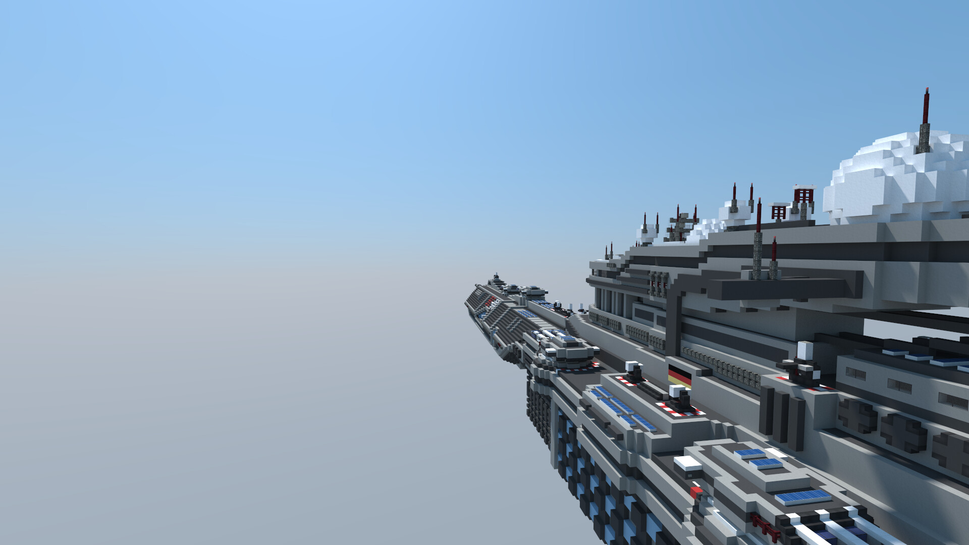 Spaceship Orion (SIC 8) Heavy Cruiser Minecraft Map