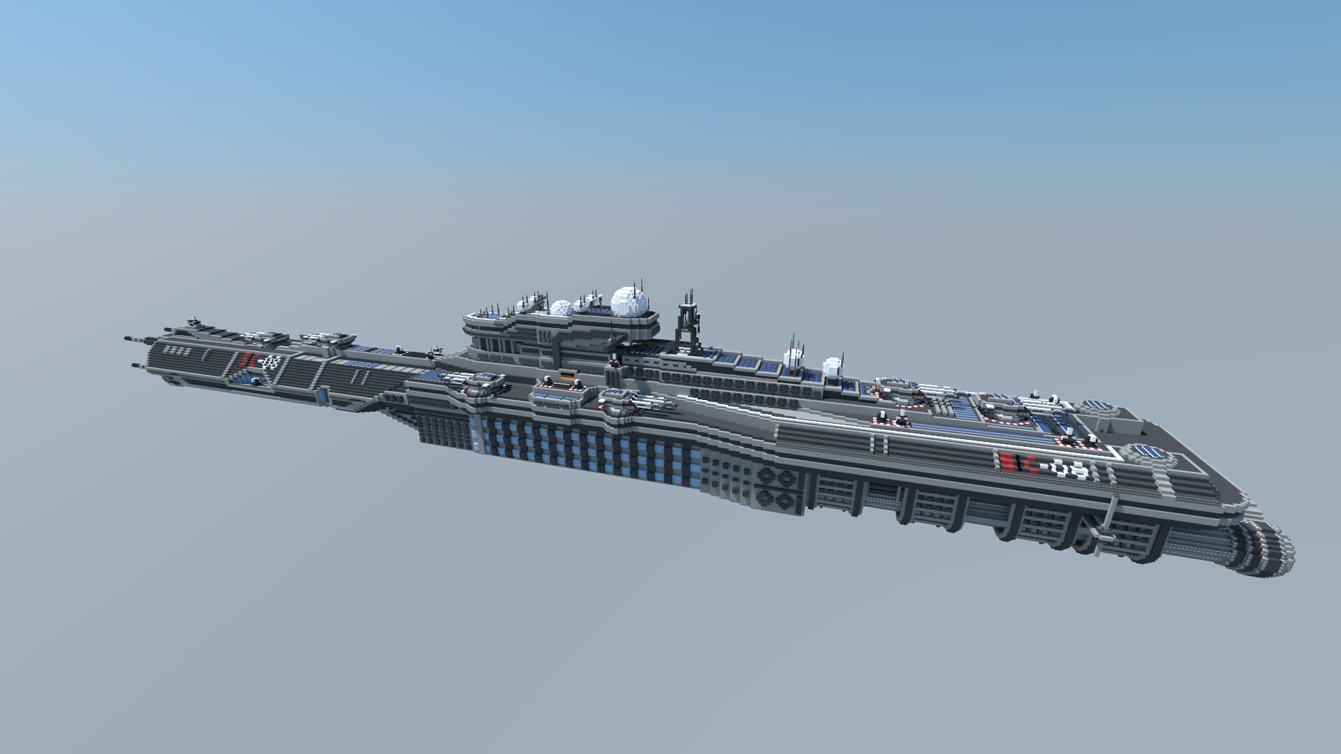 Spaceship Orion (SIC 8) Heavy Cruiser Minecraft Map