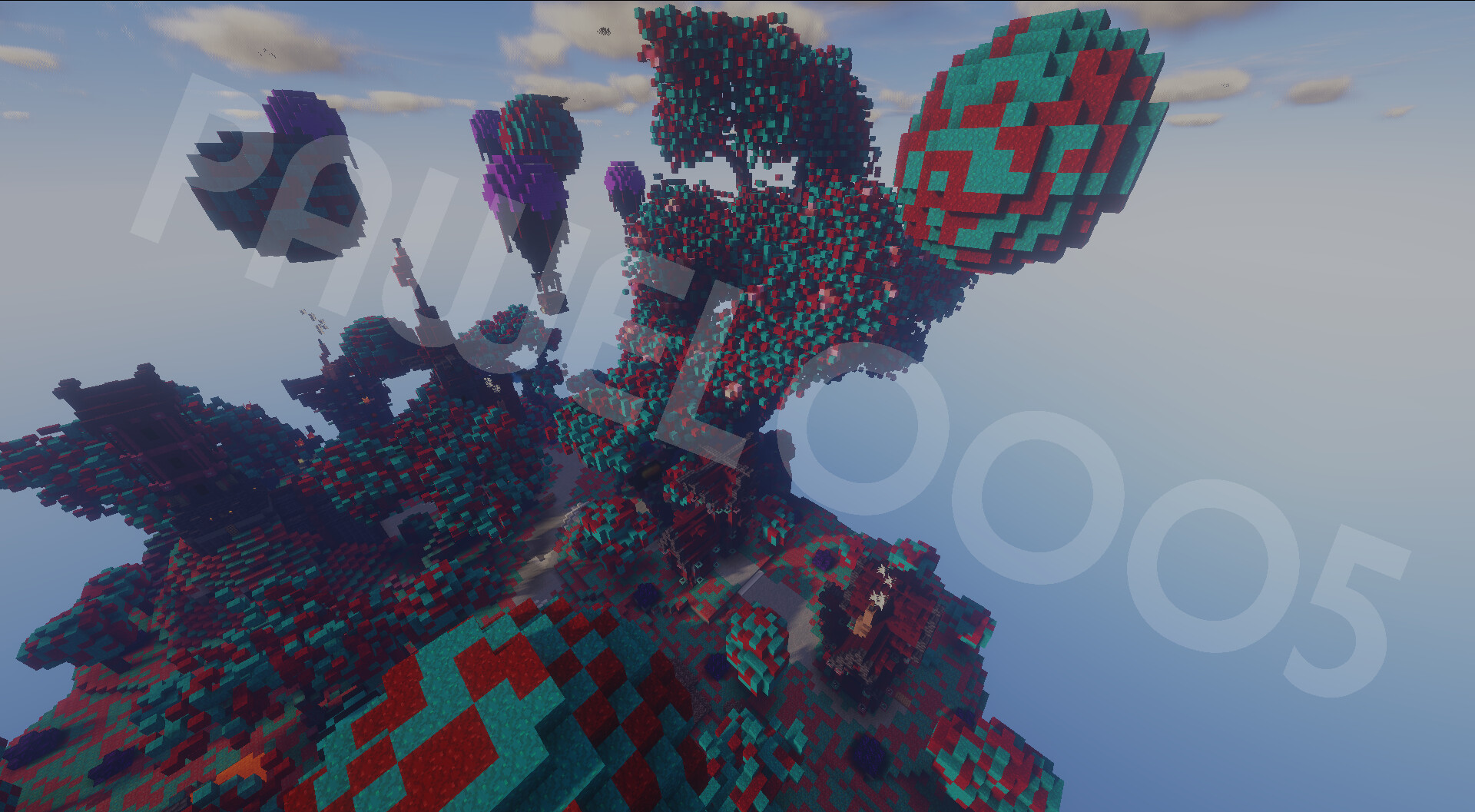 SkyBlock Spawn (Nether Style) Minecraft Map