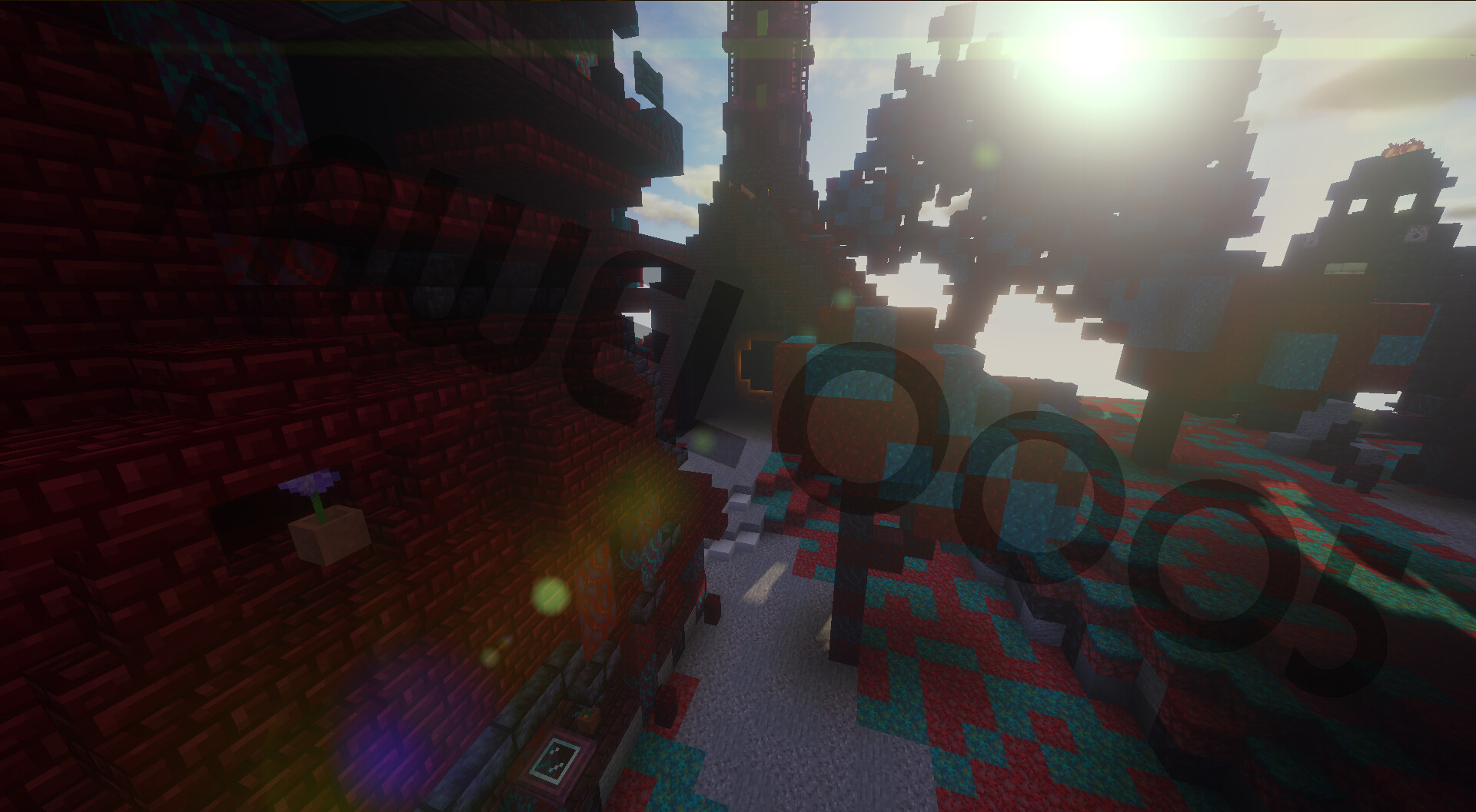 SkyBlock Spawn (Nether Style) Minecraft Map