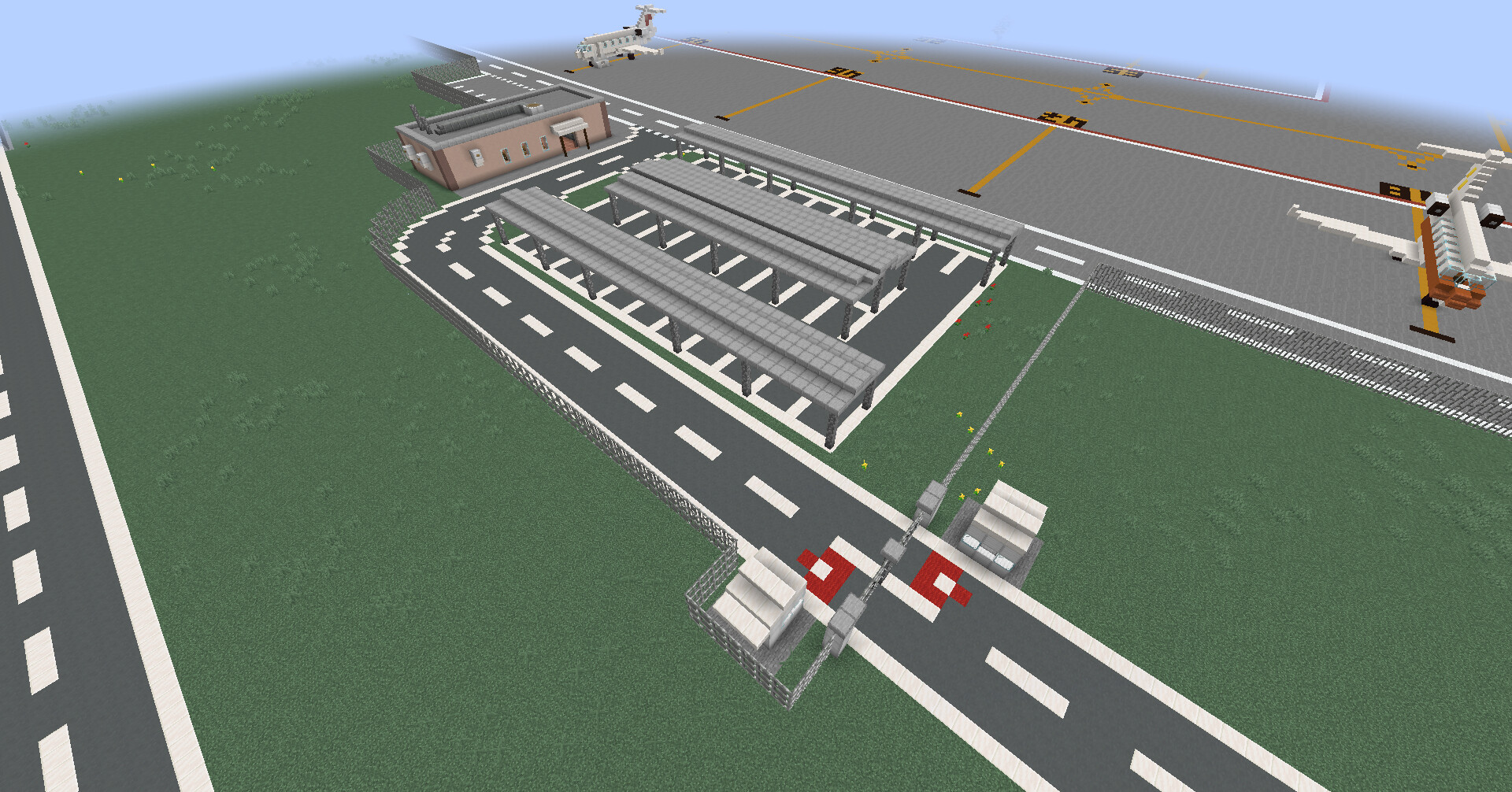 Airport Build #9 | Private/Business Jets Terminal Minecraft Map