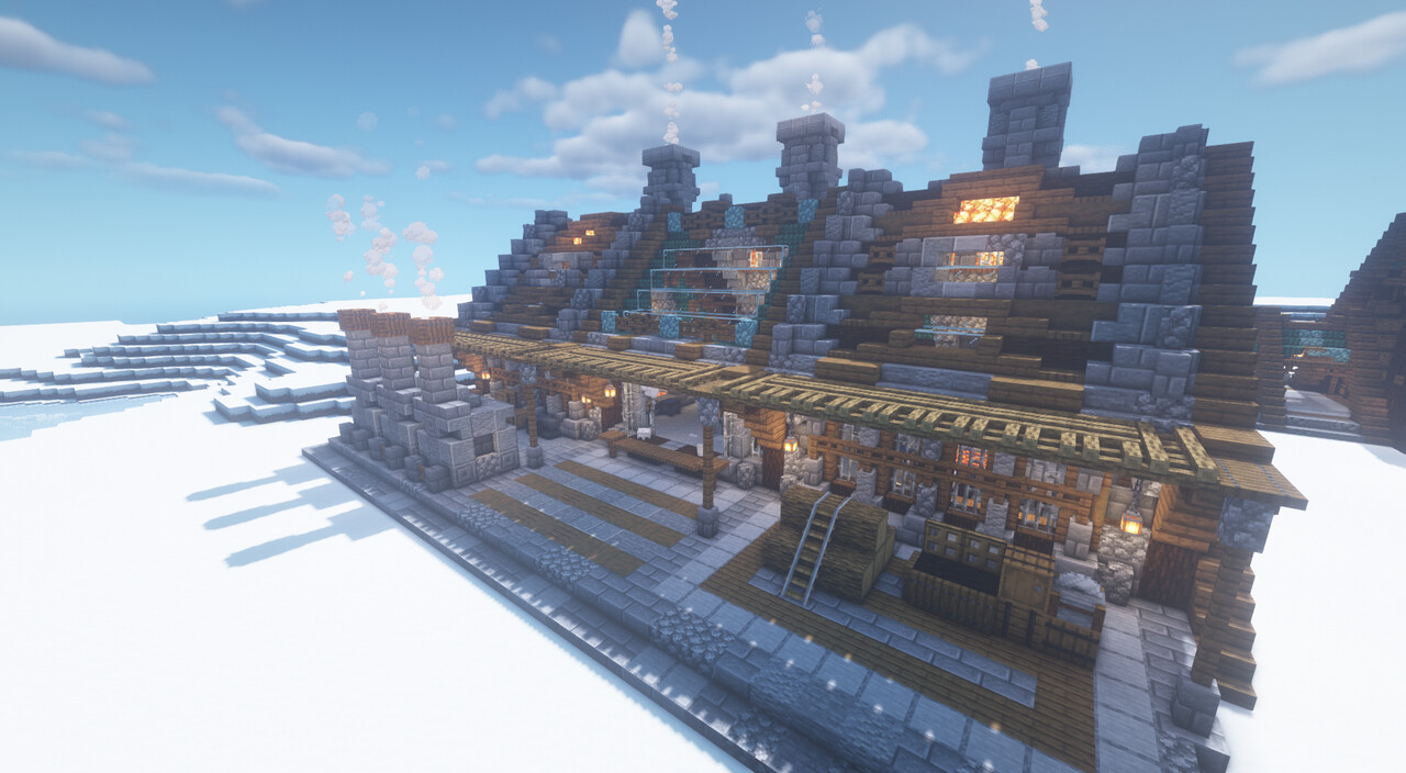 Blacksmith in the frontier Minecraft Map