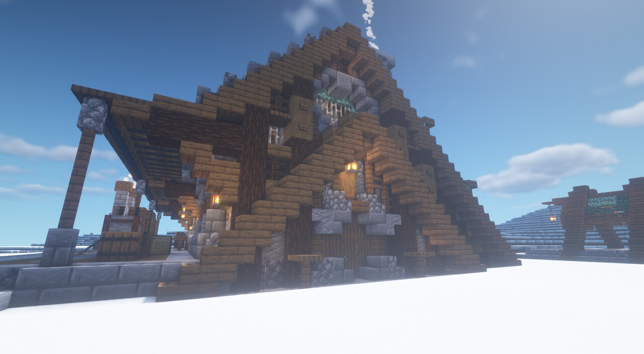 Blacksmith in the frontier Minecraft Map
