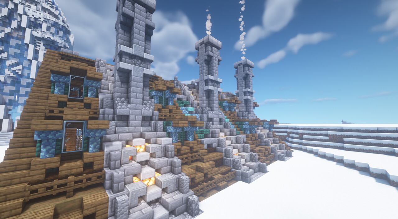 Blacksmith in the frontier Minecraft Map