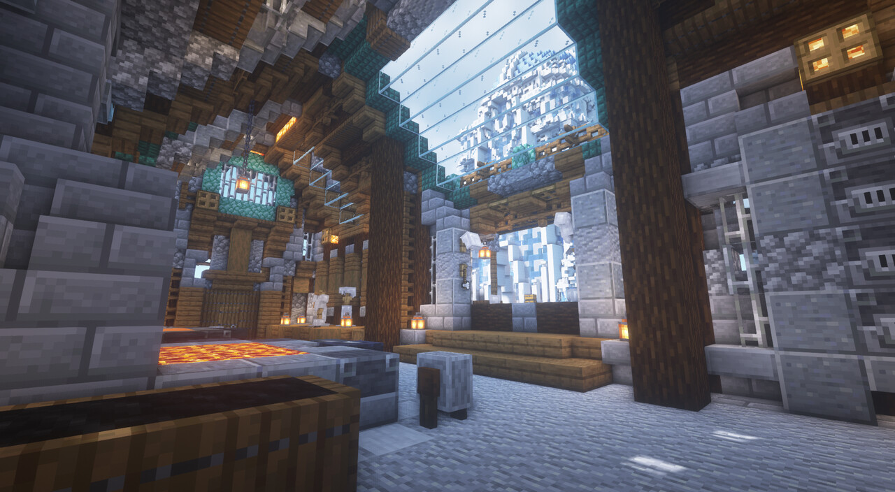 Blacksmith in the frontier Minecraft Map