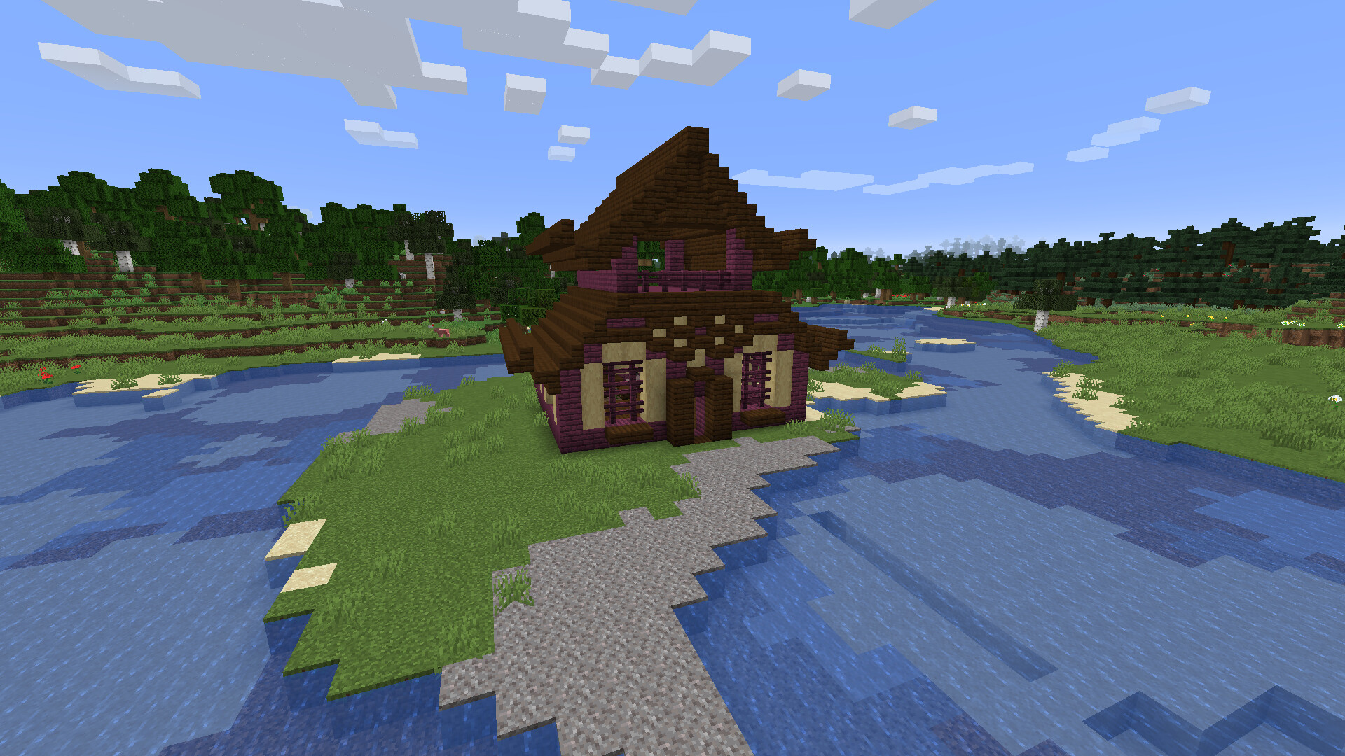 Spring Festival Japanese Shrine Minecraft Map