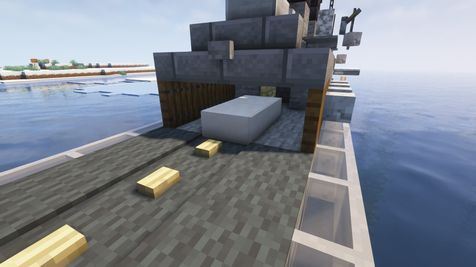 Japanese Destroyer JS Kurama (DDH-144) - 1:5 scale Minecraft Map