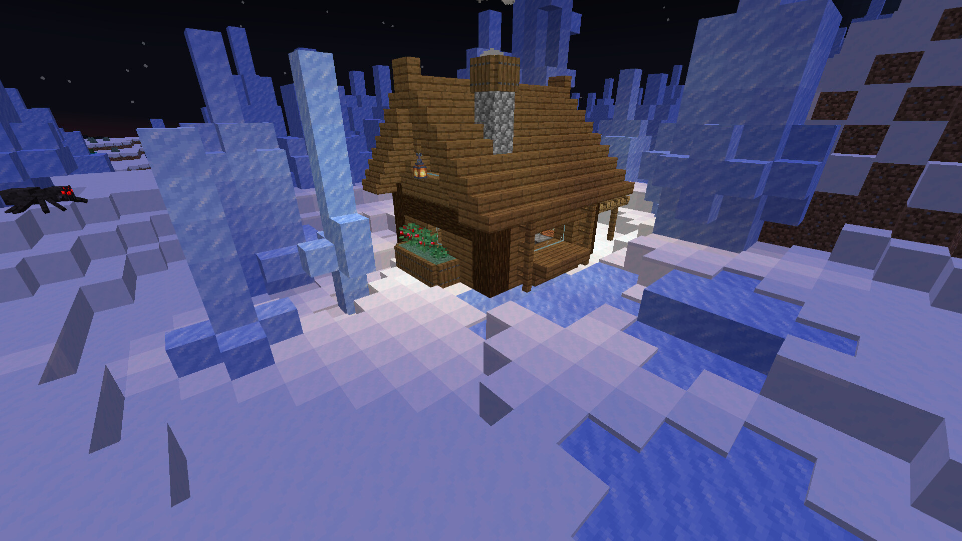 Small winter cabin Minecraft Map