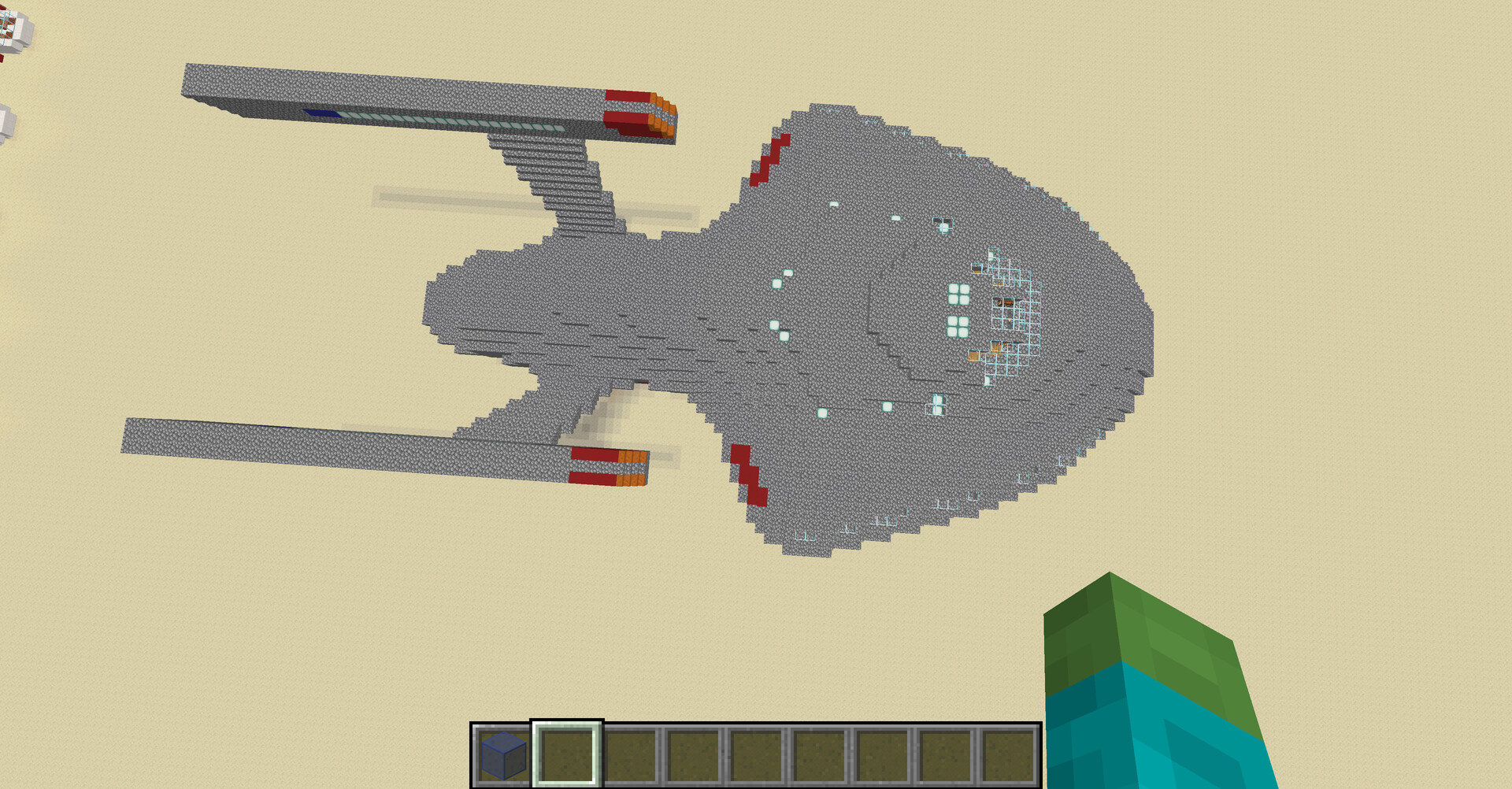 Star Trek Nova class starship Minecraft Map