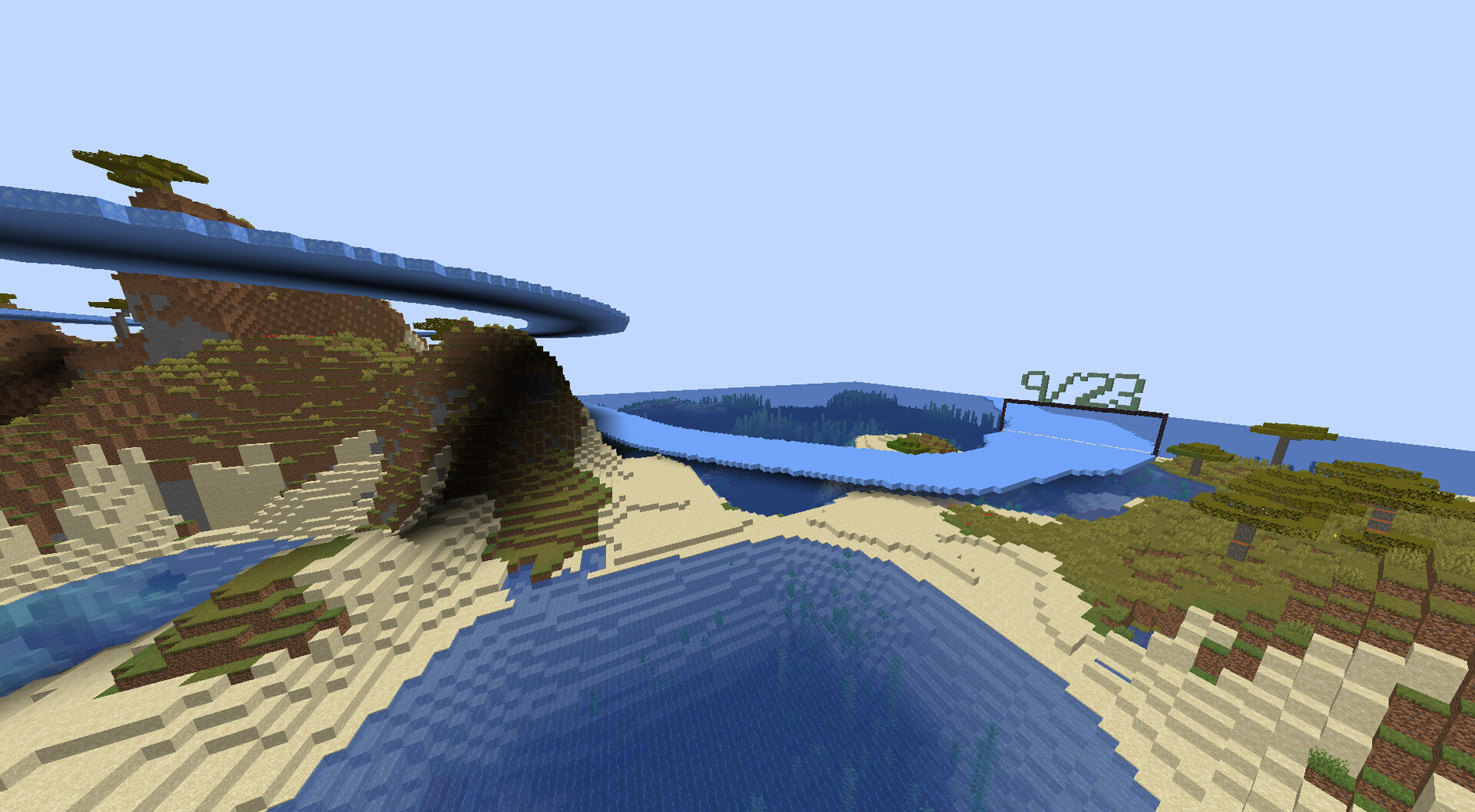 Ice Boat Racing: World's Longest Course Minecraft Map