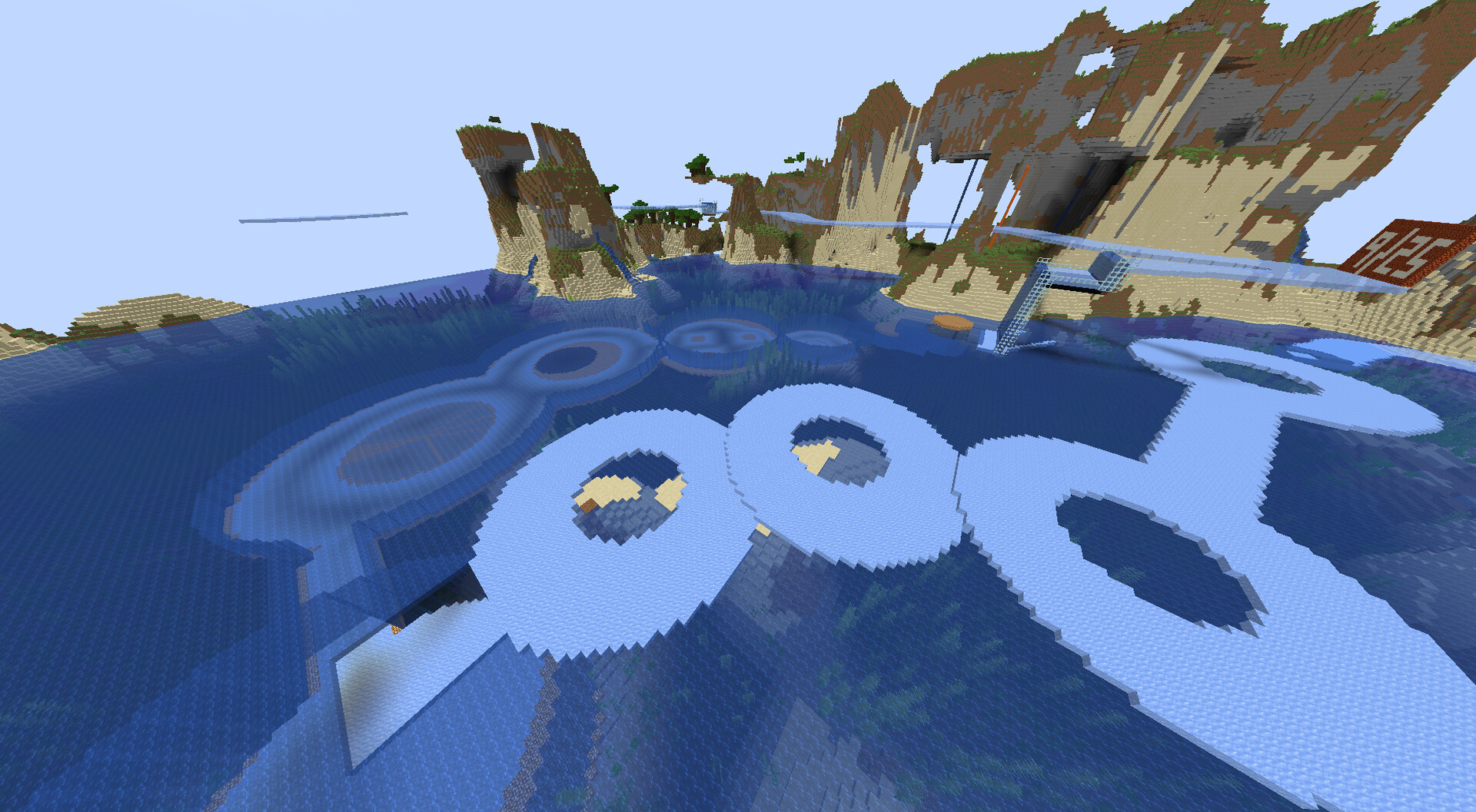 Ice Boat Racing: World's Longest Course Minecraft Map