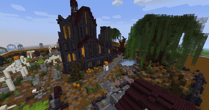 Dark Church - Halloween Build Minecraft Map
