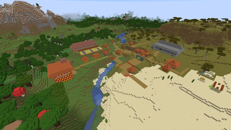 Upgraded Village Minecraft Map