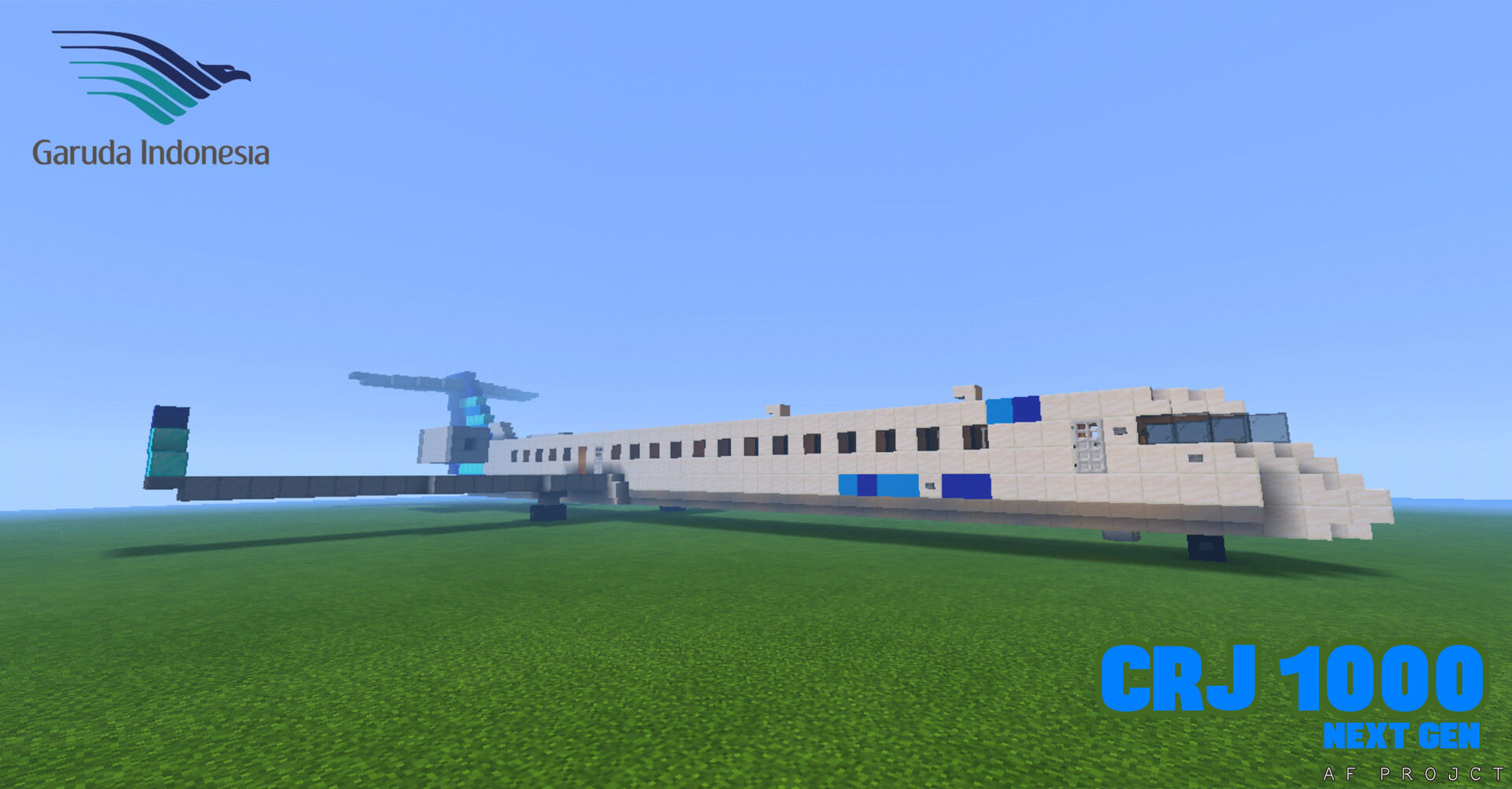 GARUDA INDONESIA CRJ 1000 Minecraft Map