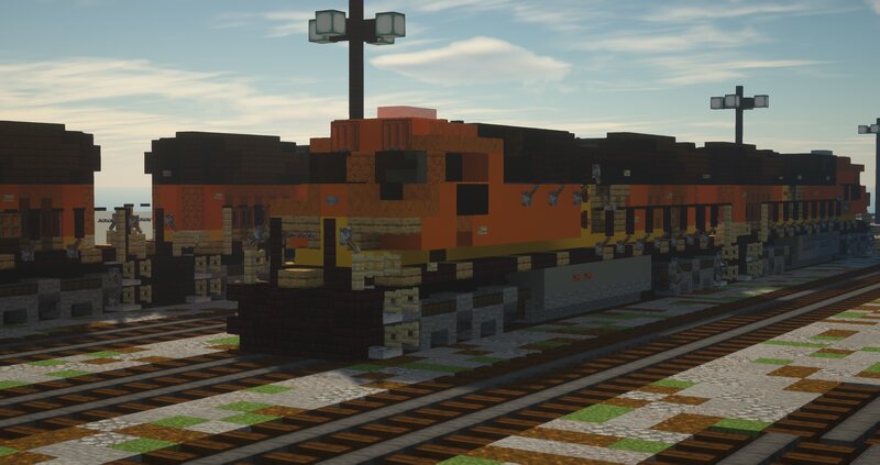 BNSF AC4400 Minecraft Map
