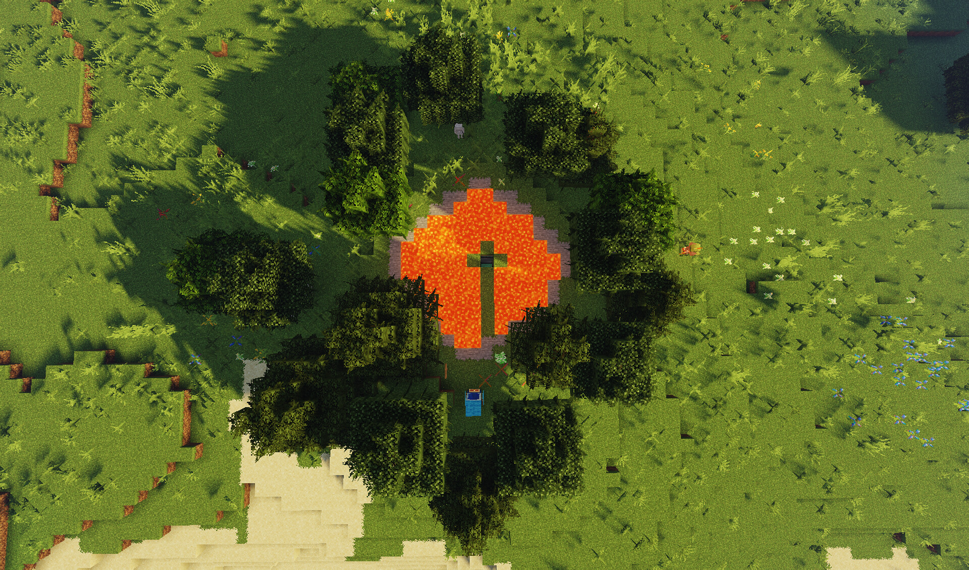 Wiederdude lava base!w Minecraft Map