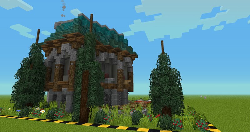 House Abnar (Diagonal) Minecraft Map