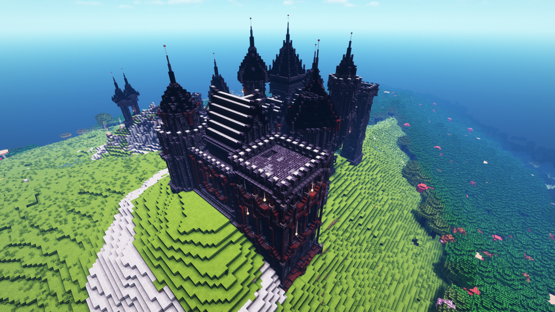 Darkest Castle Timelapse + Download Minecraft Map