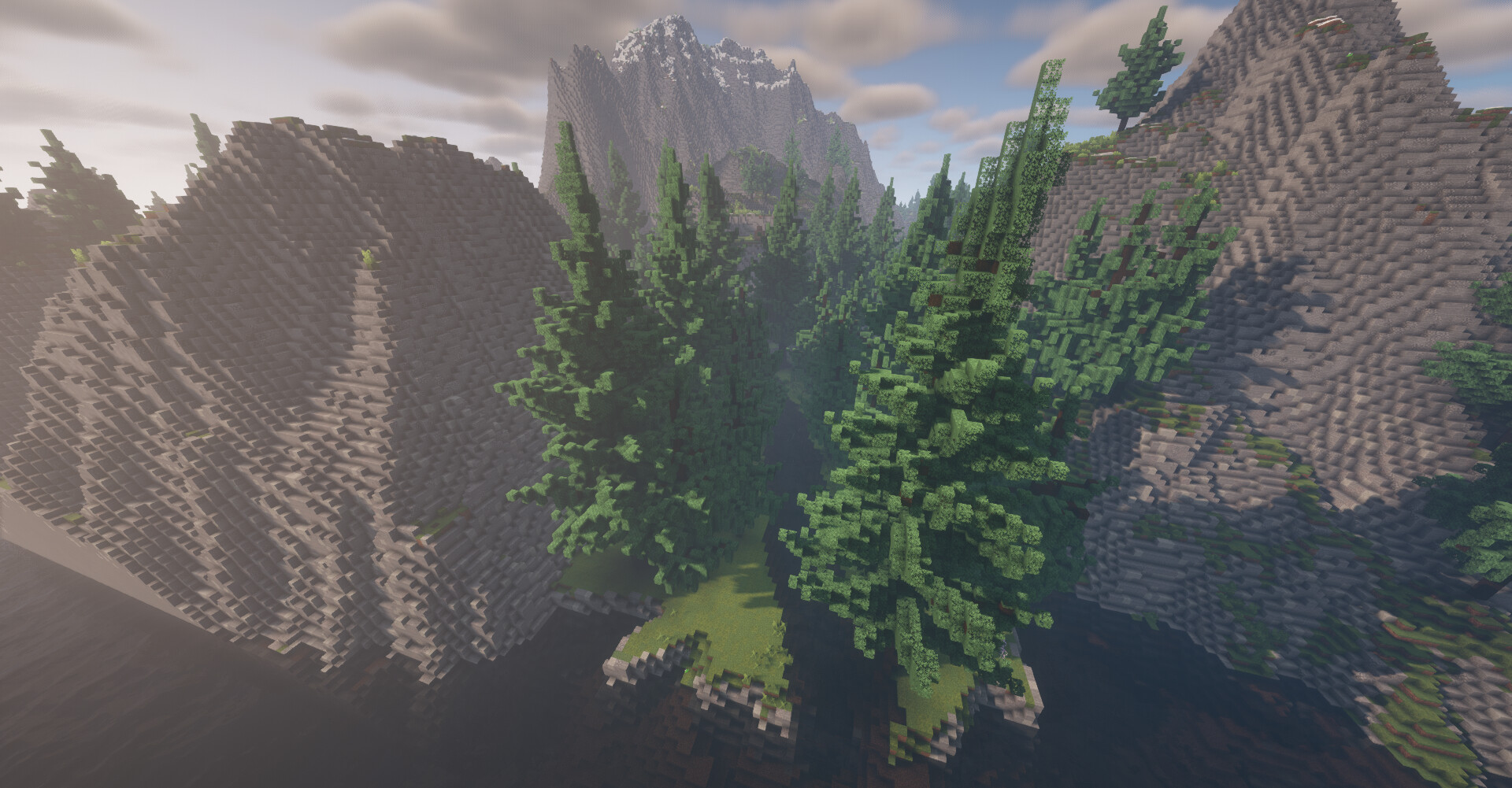 Incredible Dirt House with Incredible Terrain Minecraft Map