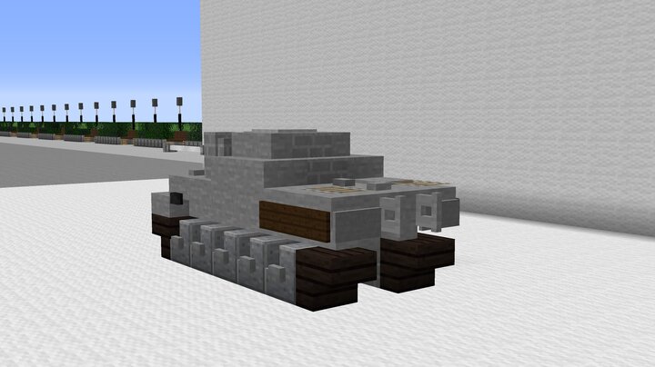 1:1 Panther German Medium Tank Minecraft Map