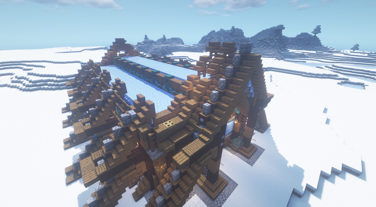 🧊Medieval Ice farm🧊 Minecraft Map