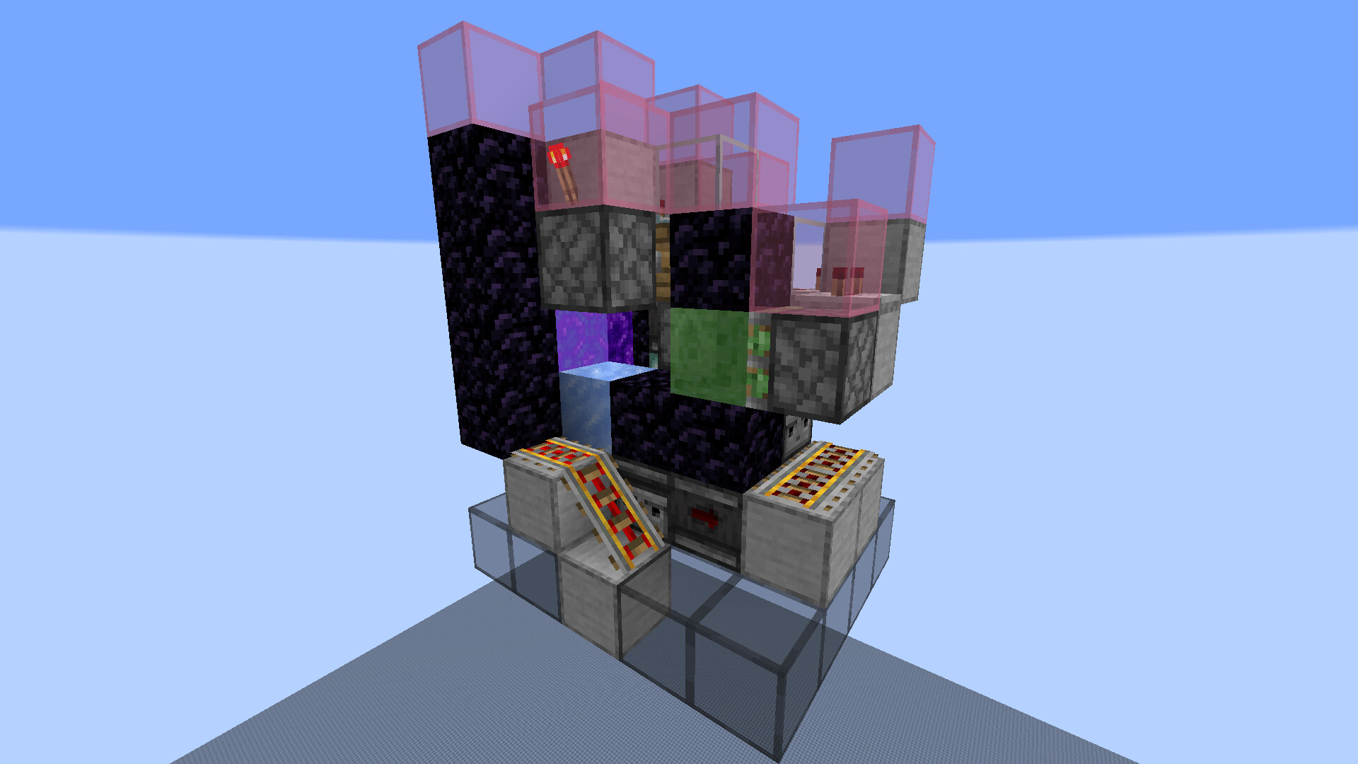 Item Based & Shulker Box Based Chunk Loaders Minecraft Map