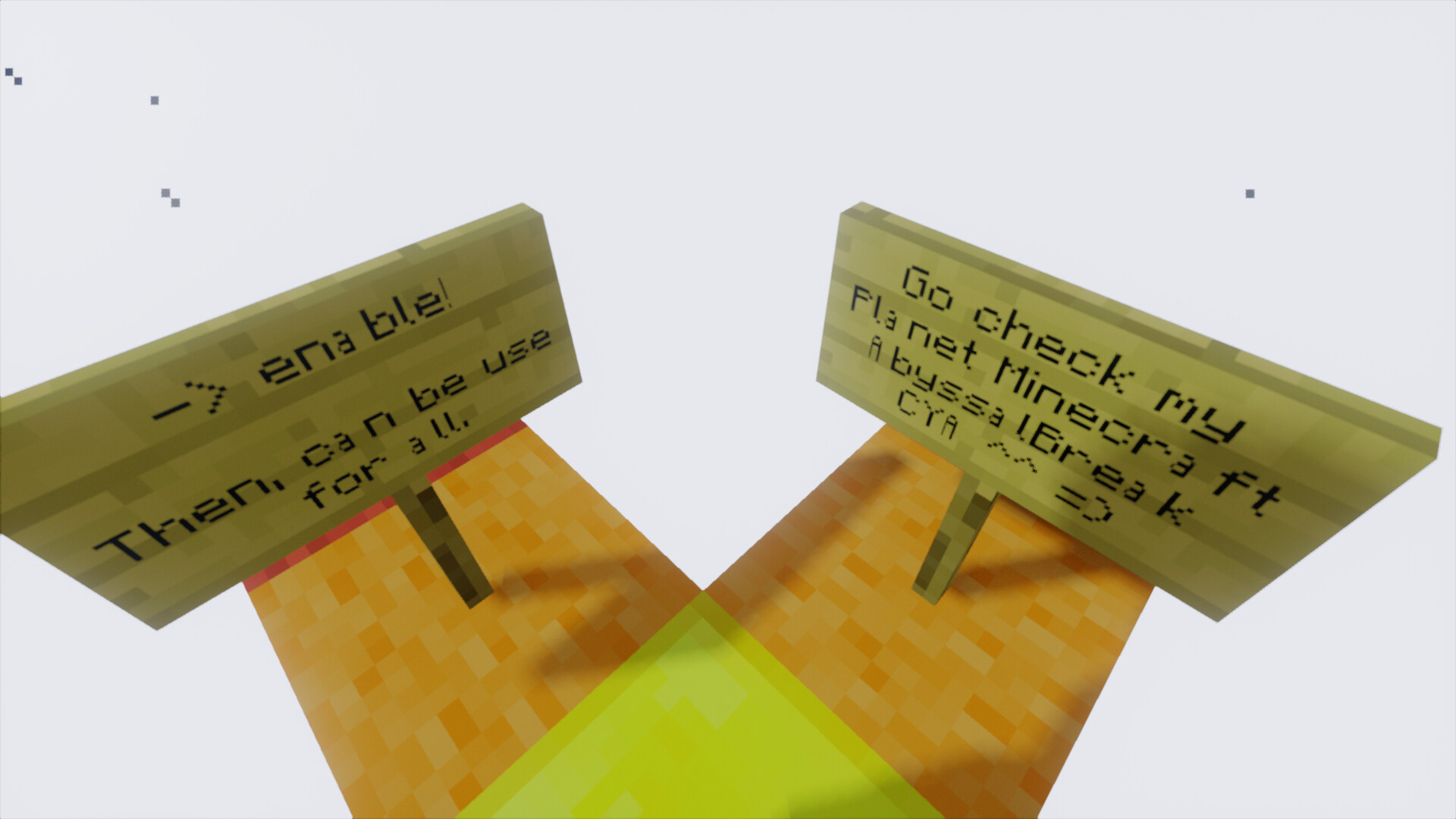 𝙑𝙤𝙞𝙙 𝙈𝙖𝙥 4 𝙖𝙡𝙡 𝙣𝙚𝙚𝙙𝙨 Minecraft Map