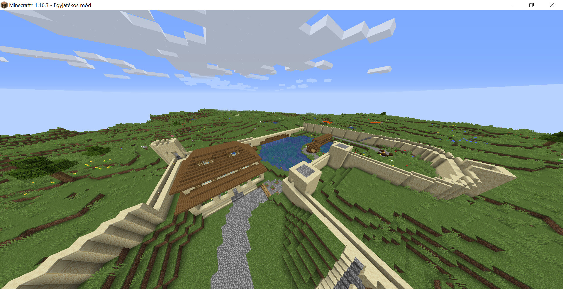 Half real Windsor Castle (Windsor-Amper Castle) Minecraft Map