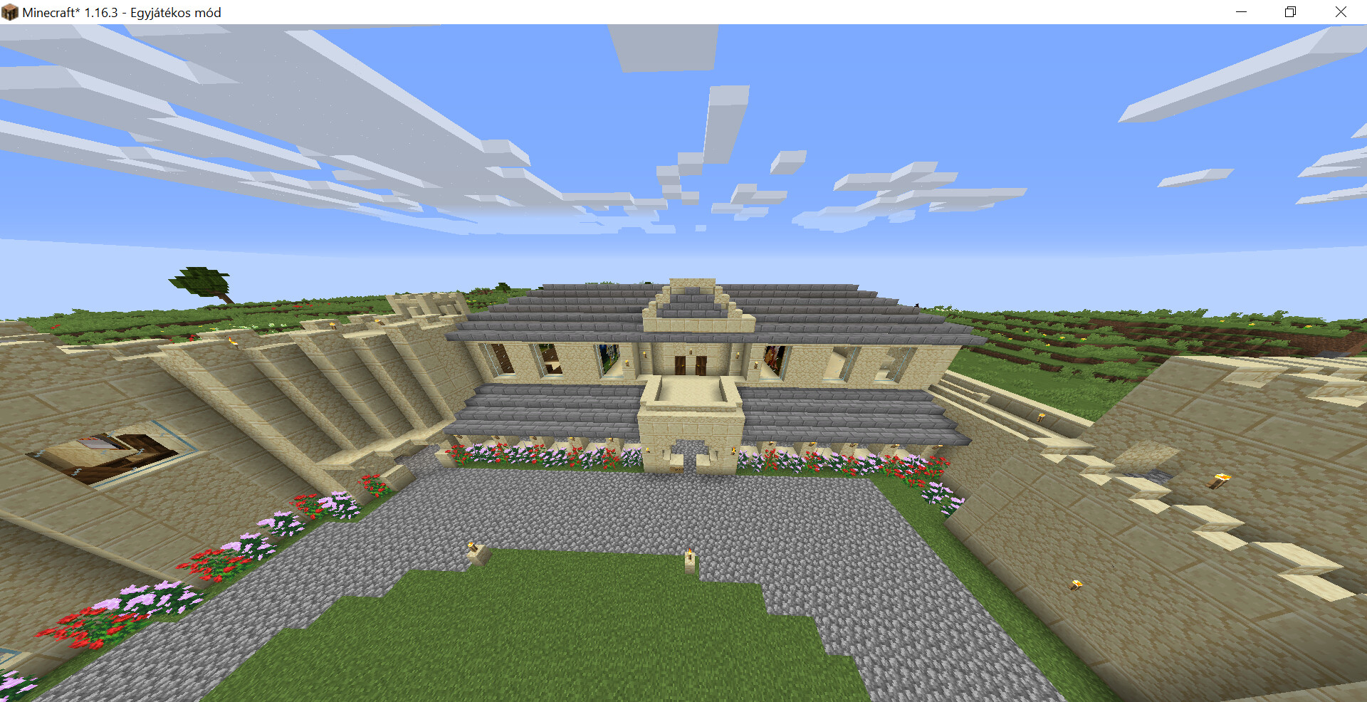 Half real Windsor Castle (Windsor-Amper Castle) Minecraft Map