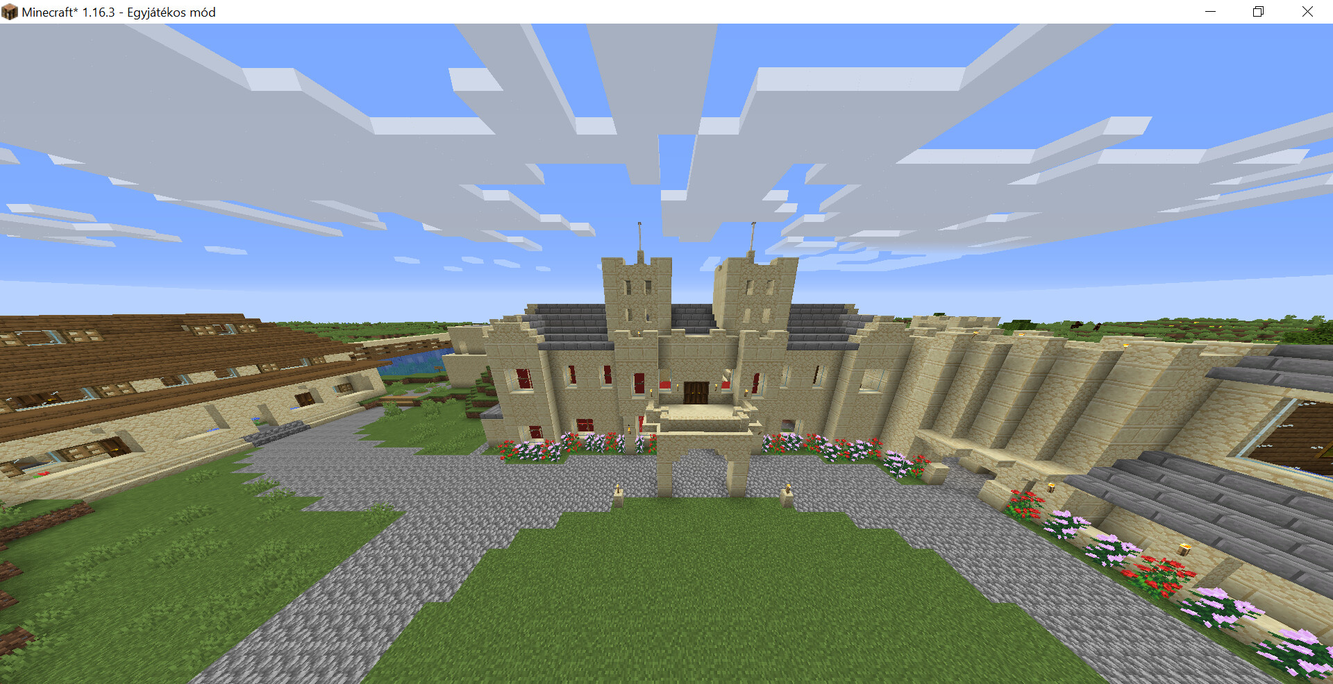 Half real Windsor Castle (Windsor-Amper Castle) Minecraft Map