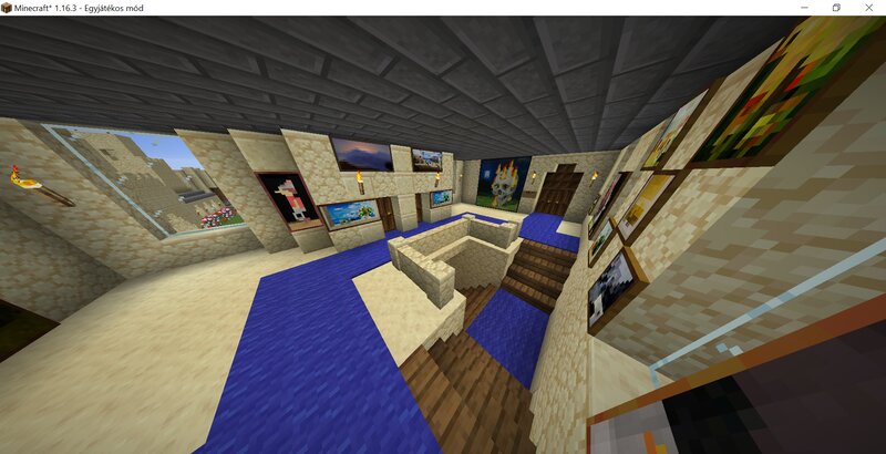 Half real Windsor Castle (Windsor-Amper Castle) Minecraft Map