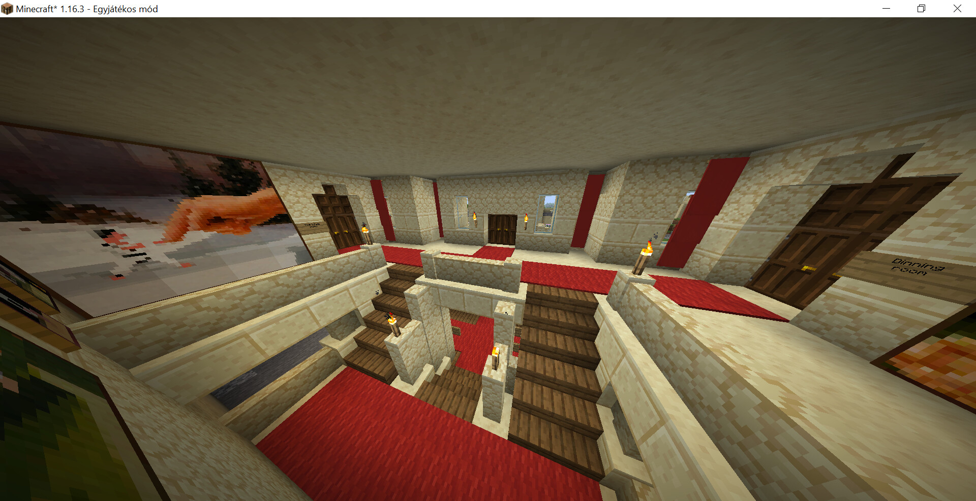 Half real Windsor Castle (Windsor-Amper Castle) Minecraft Map