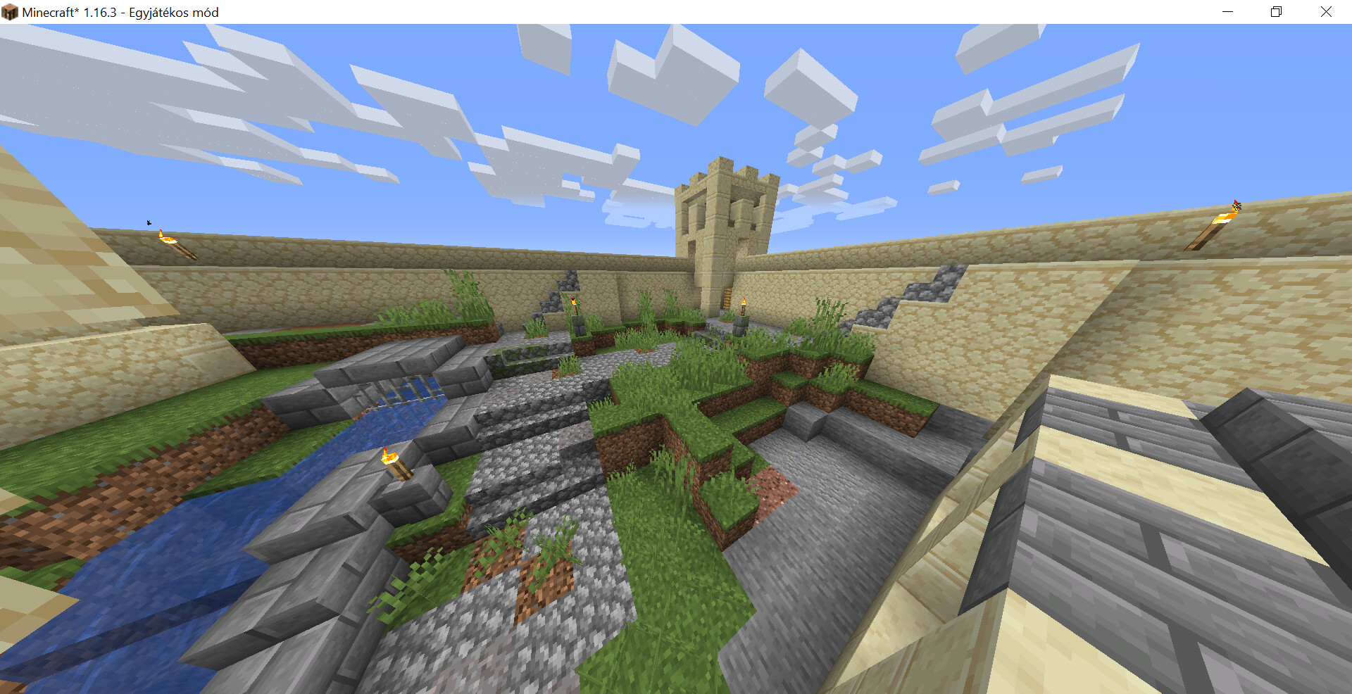 Half real Windsor Castle (Windsor-Amper Castle) Minecraft Map