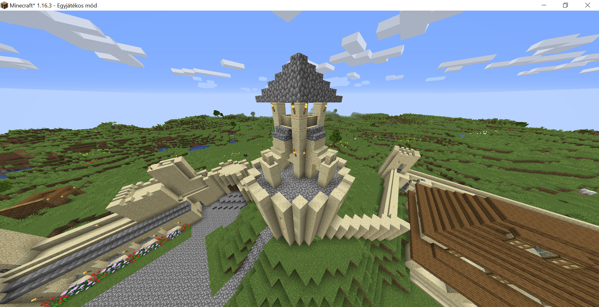 Half real Windsor Castle (Windsor-Amper Castle) Minecraft Map