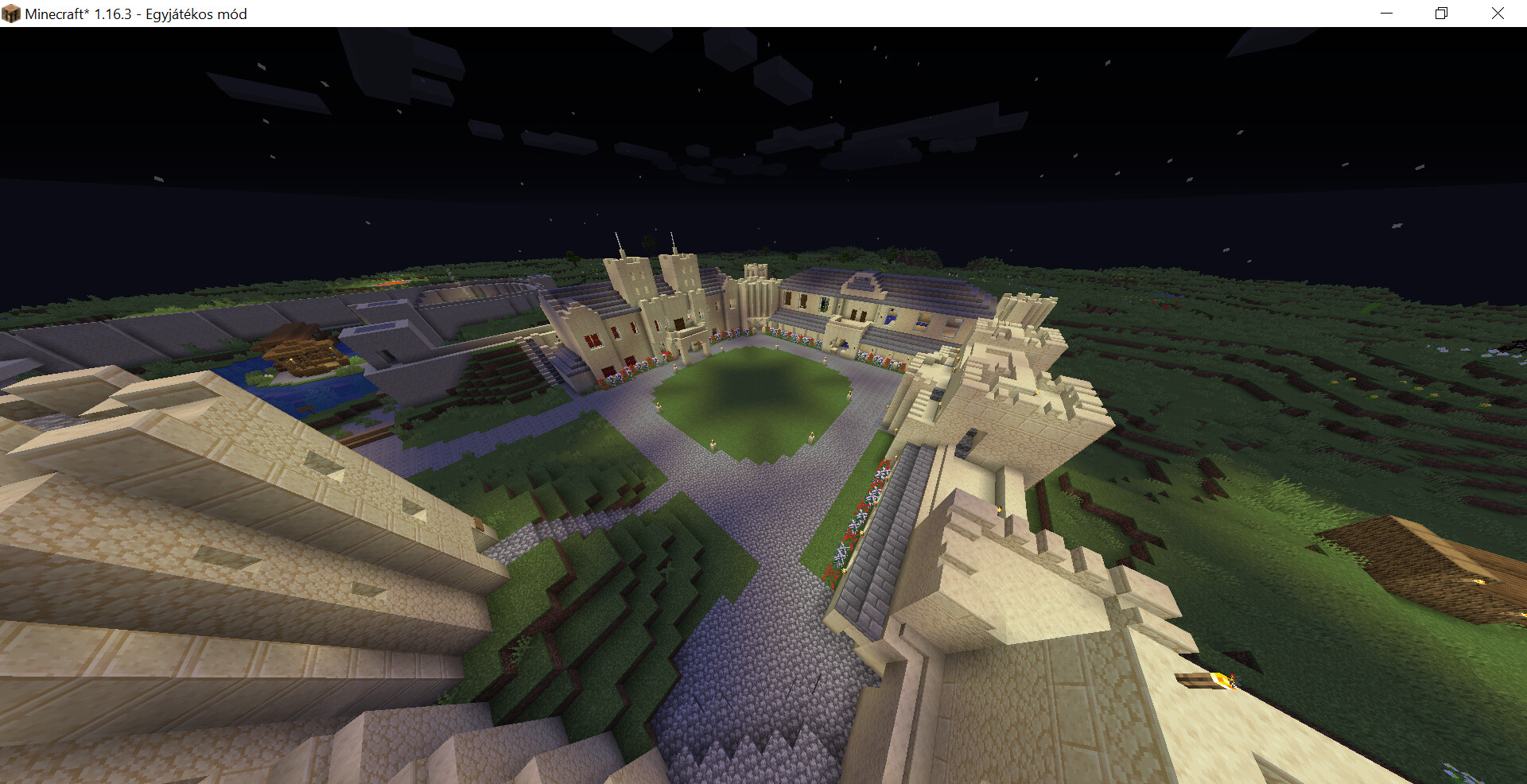 Half real Windsor Castle (Windsor-Amper Castle) Minecraft Map