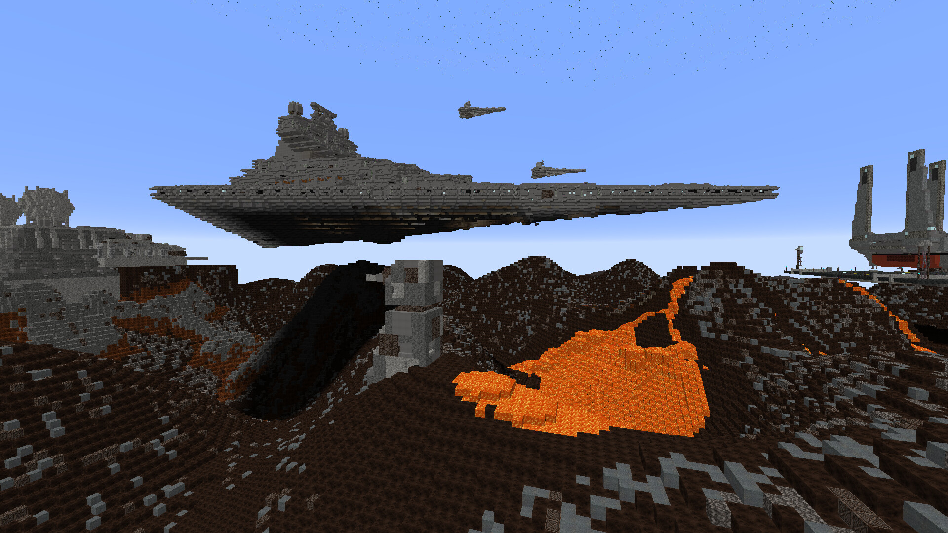 Imperial Mustafar (Star Wars planet) Minecraft Map