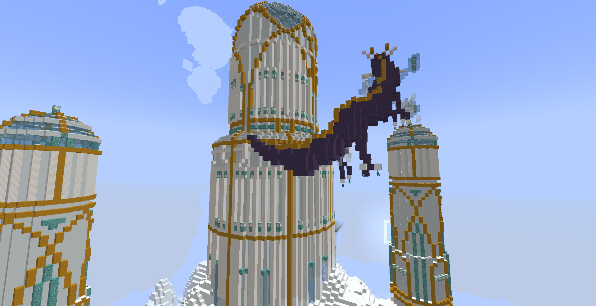 BluSMP Showcase | Winter Spawn Minecraft Map