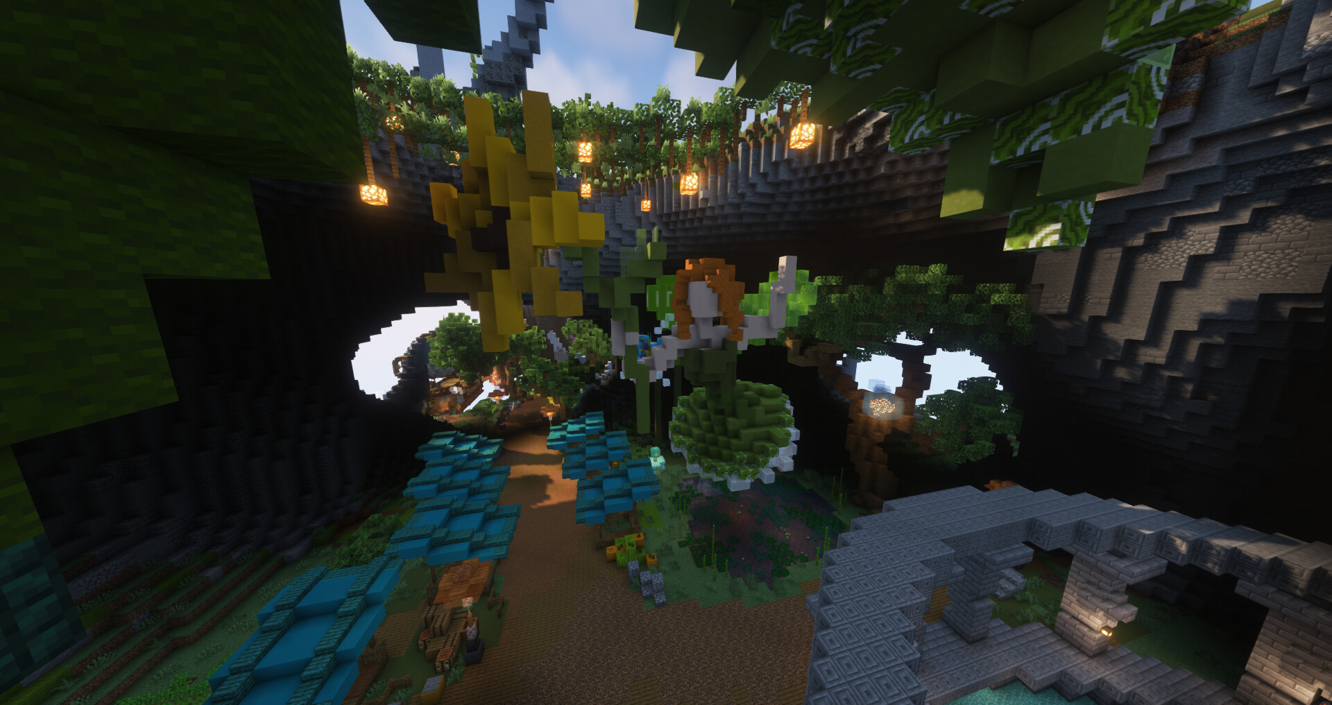 [ Spawn ] ↪ FAIRY CAVE ↩ Minecraft Map