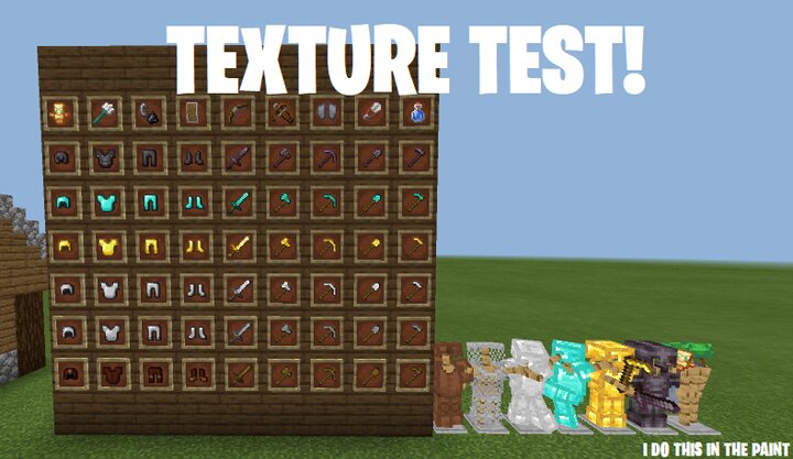 MAP TEXTURE TEST (Just for bedrock) Minecraft Map