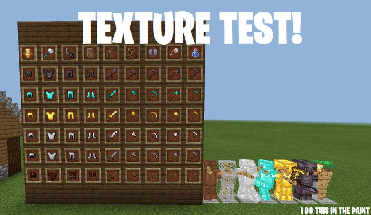 MAP TEXTURE TEST (Just for bedrock) Minecraft Map