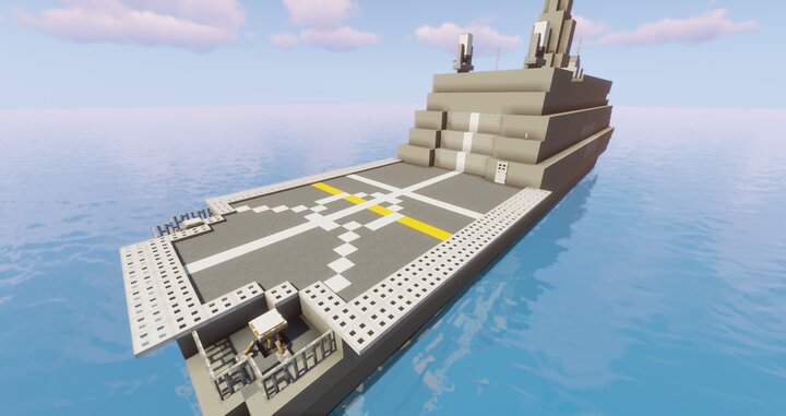 Fictional Fast Attack Corvette [1:1 scale] Minecraft Map