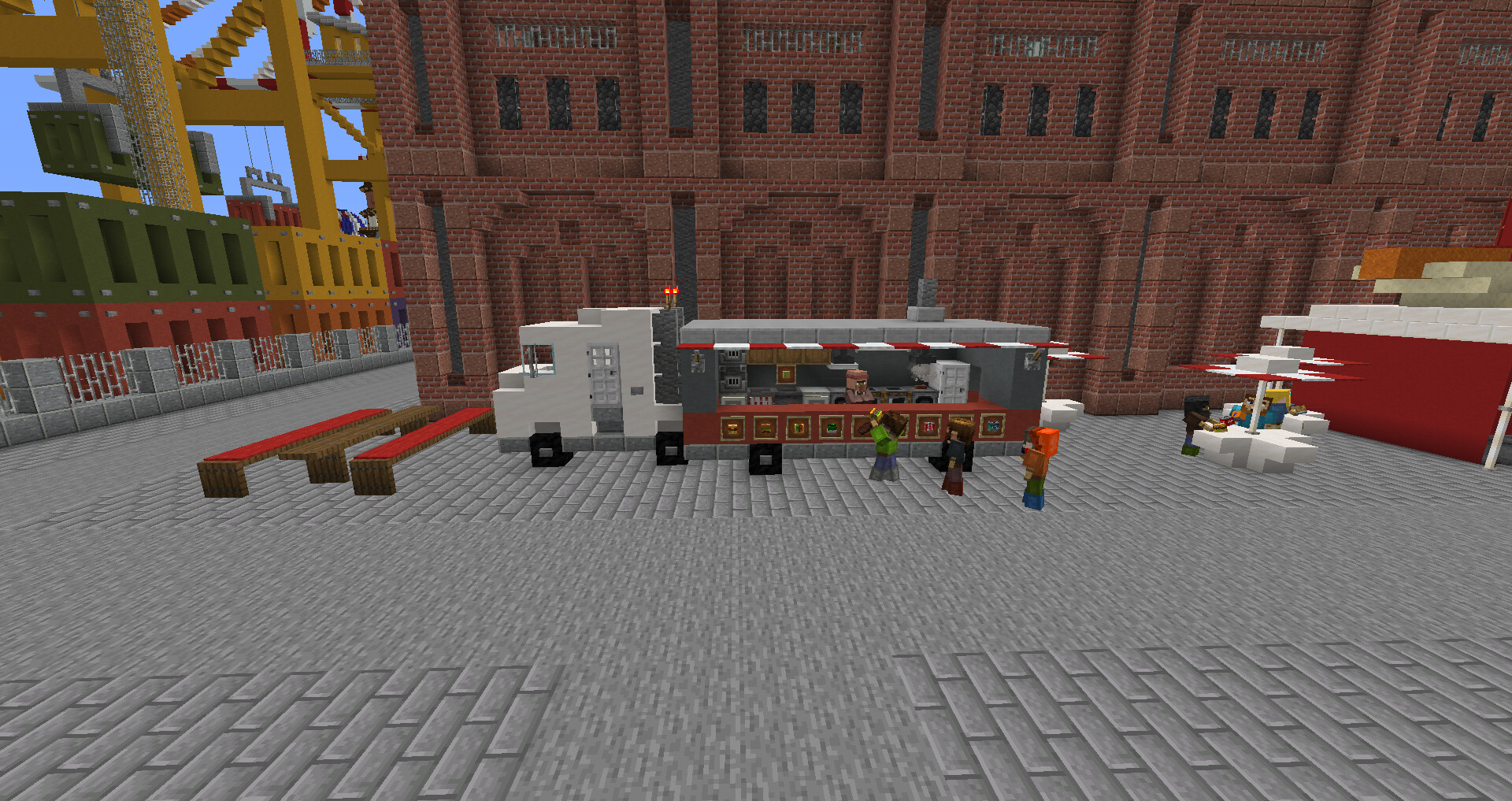 1:1 Food Truck Minecraft Map