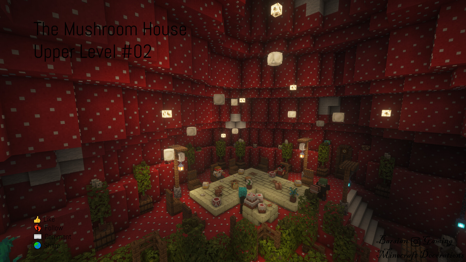 The Mushroom House Minecraft Map